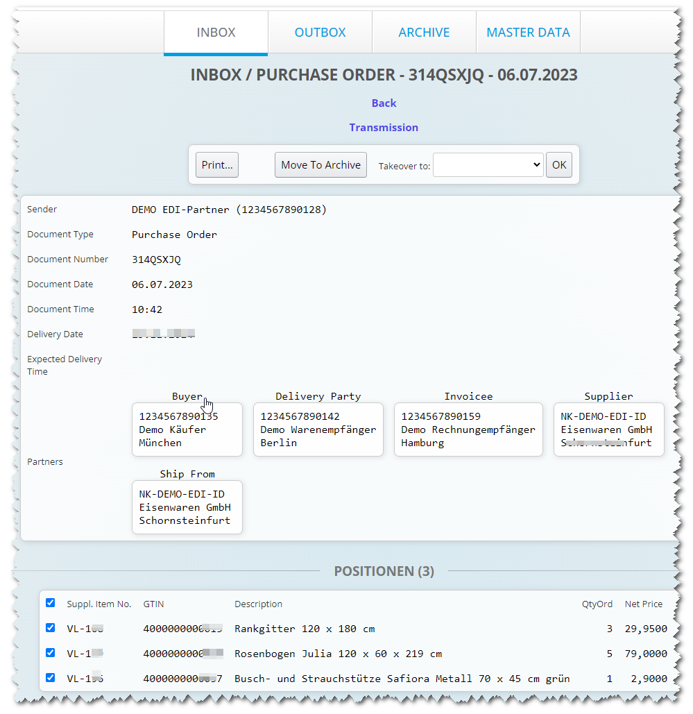 WebEDIFACT - Getting Started